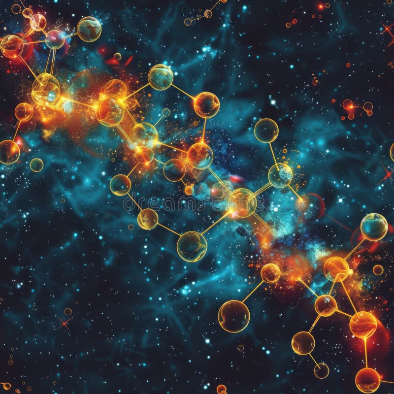 Symbolic Seamless Pattern, Science Research, Green Energy, Alternative ...