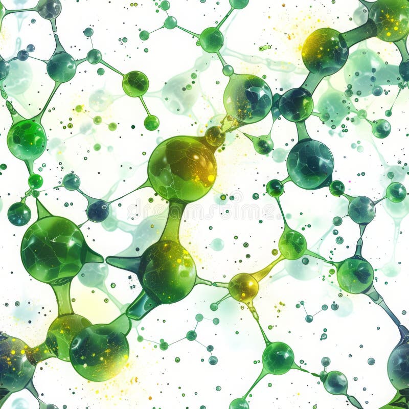 Symbolic Seamless Pattern, Science Research, Green Energy, Alternative ...