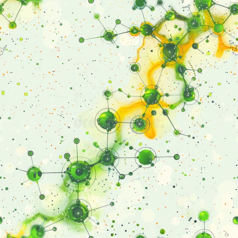 Symbolic Seamless Pattern, Science Research, Green Energy, Alternative ...