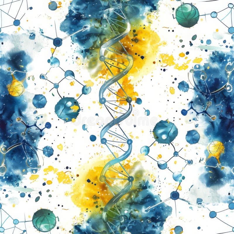 Symbolic Seamless Pattern, Science Research, Green Energy, Alternative ...