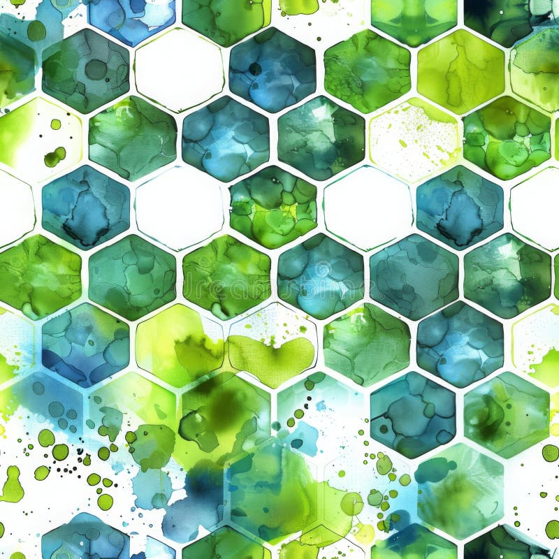 Symbolic Seamless Pattern, Science Research, Green Energy, Alternative ...