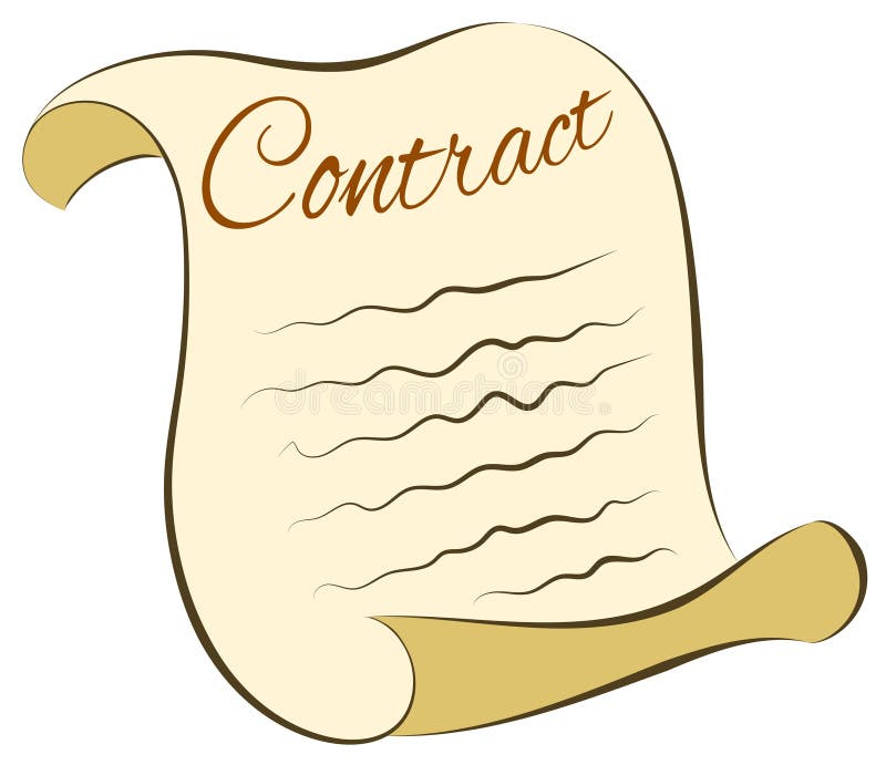 Contract Scroll Clipart