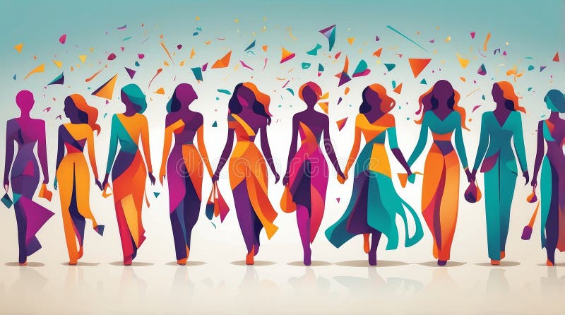 Symbolic Vector Illustration of Diversity and Community Connection ...