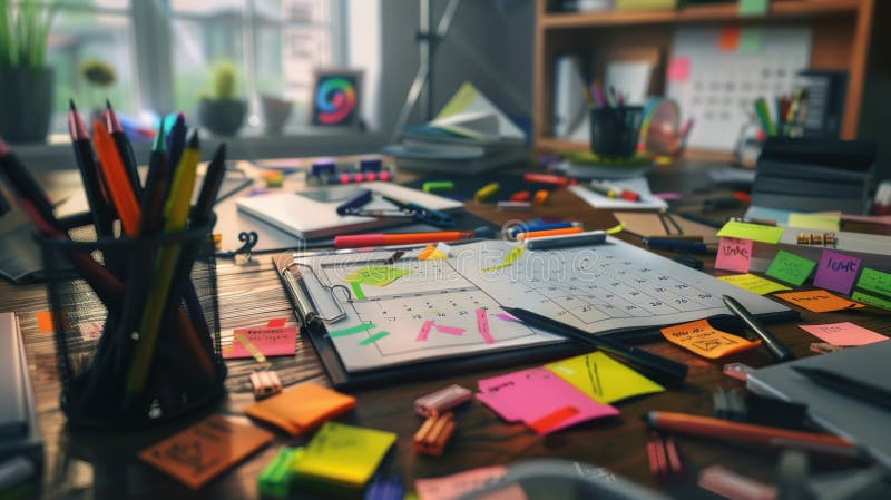 Symbolic View of ADHD Cognitive Overload and Constant Mind Noise Stock ...