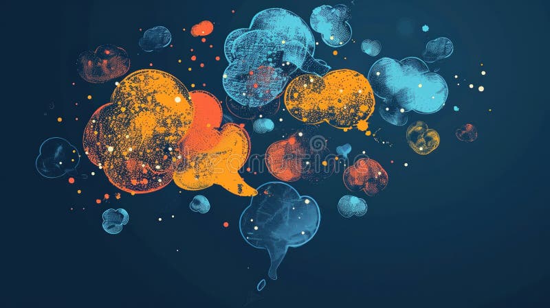 Symbolic View of ADHD Cognitive Overload and Constant Mind Noise Stock ...