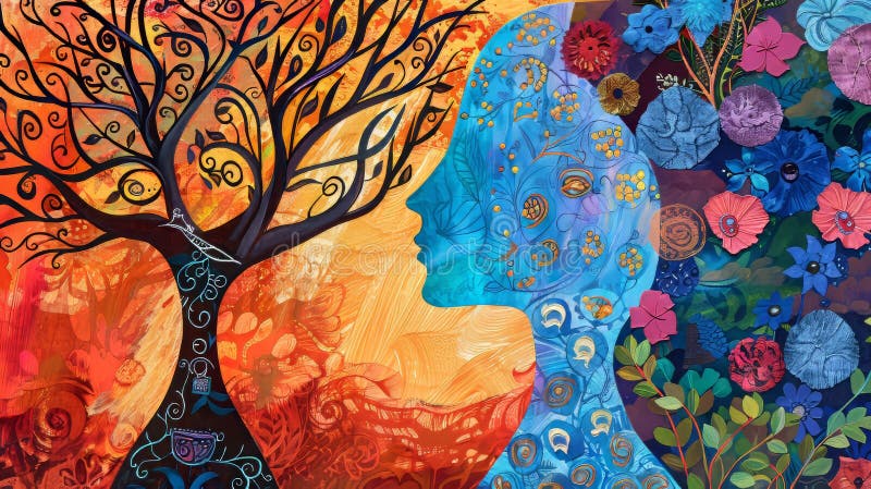 Symbolic Visual Narrative Transforming Trauma into Healing, Depicting ...