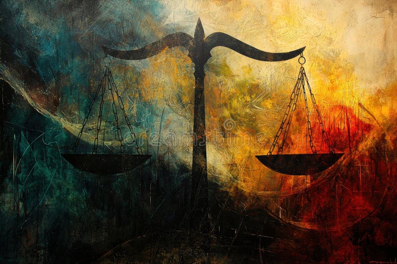 Symbolic Visualization of Good and Evil: Scales of Justice in Abstract ...