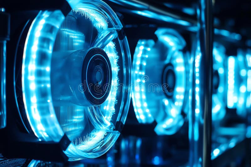 Components of Computer, Cooling System Inside Computer Stock ...