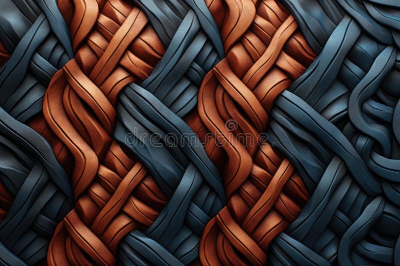 Symbolic Woven Patterns on an Abstract Surface Stock Illustration ...