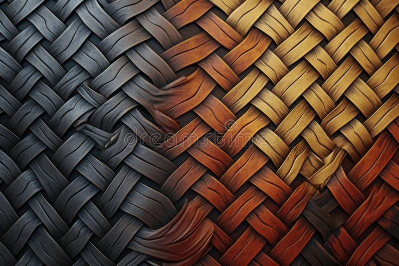 Symbolic Woven Patterns on an Abstract Surface Stock Illustration ...