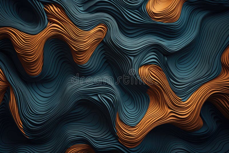 Symbolic Woven Patterns on an Abstract Surface Stock Illustration ...