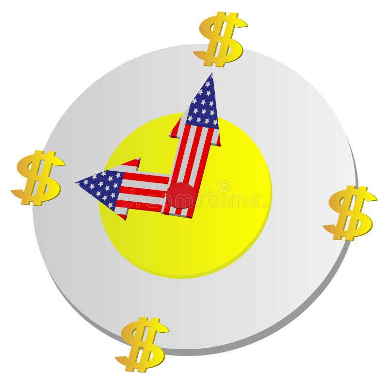 Symbolical Arrow Stock Illustrations – 67 Symbolical Arrow Stock ...