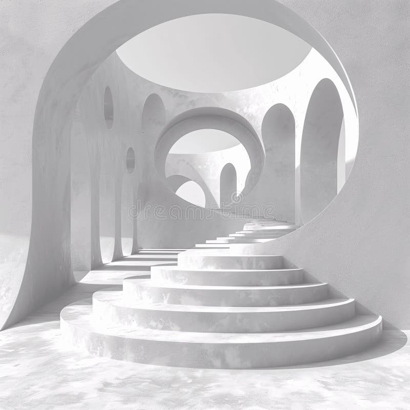 Symbolism through Empty Spaces Stock Illustration - Illustration of ...