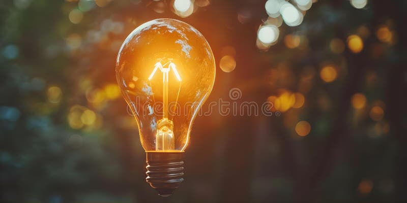 The Symbolism of a Light Bulb Icon: Representing Creativity and New ...