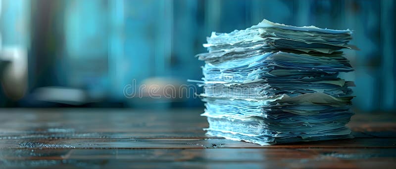 The Symbolism of a Neat Stack of Papers on a Table: Organization ...