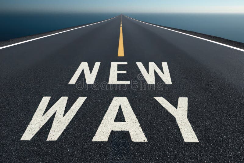 The Symbolism of a New Way, Visualized As a Light Road Path ...