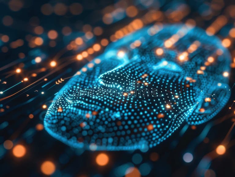 Symbolizing Connectivity, Technology, and Data Exchange, an Abstract ...