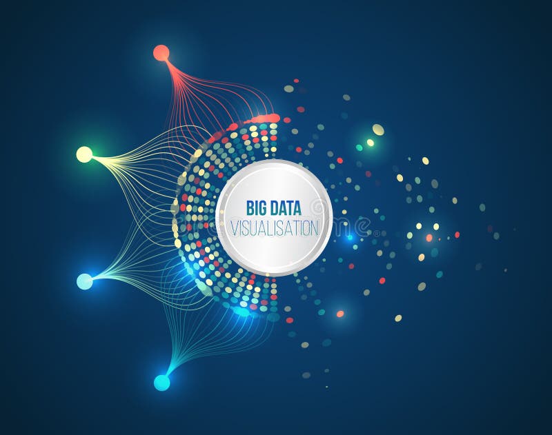 Symbolizing Data Driven Analysis Integration And Decision Making Colorful Arcs Of Data Points