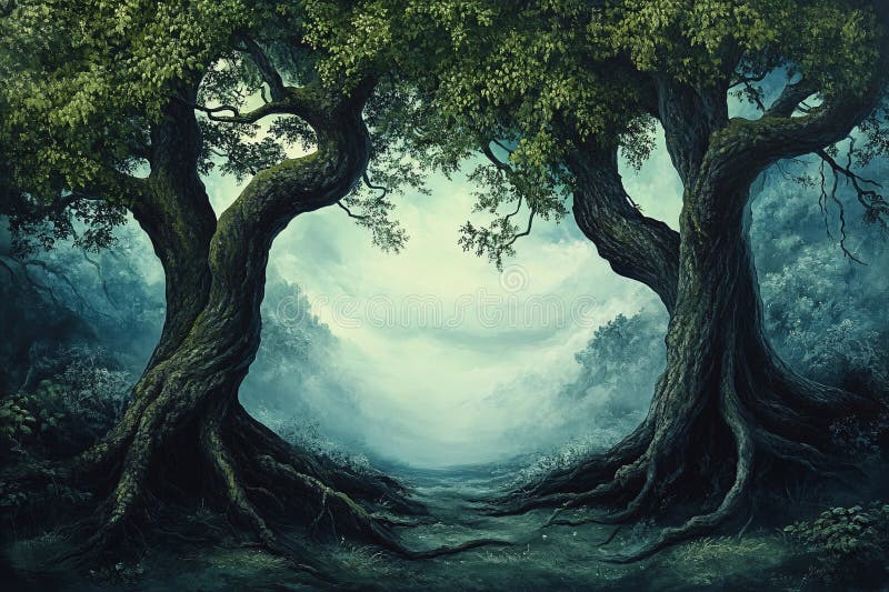 Symbolizing the Deep Connections and Teamwork of Nature, a Serene ...