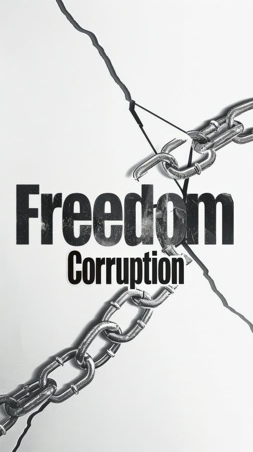 Freedom Breaking Chains, Symbol of Corruption, Cracked Chains ... Freedom Breaking Chains, Symbol of Corruption, Cracked Chains ...