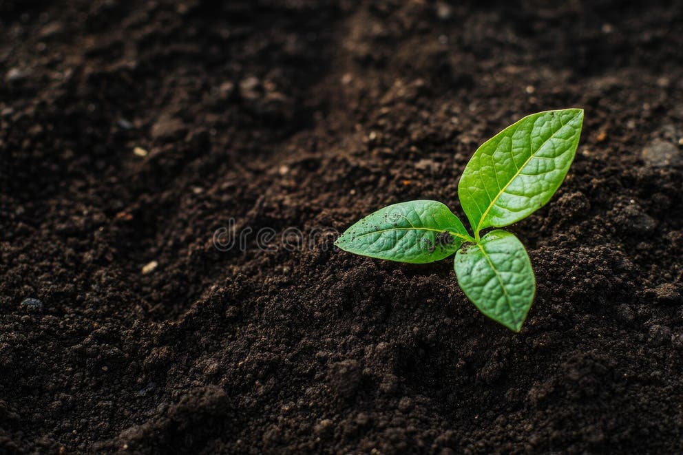 Symbolizing Growth and Life Merging Earthy Textures with Plant Forms ...