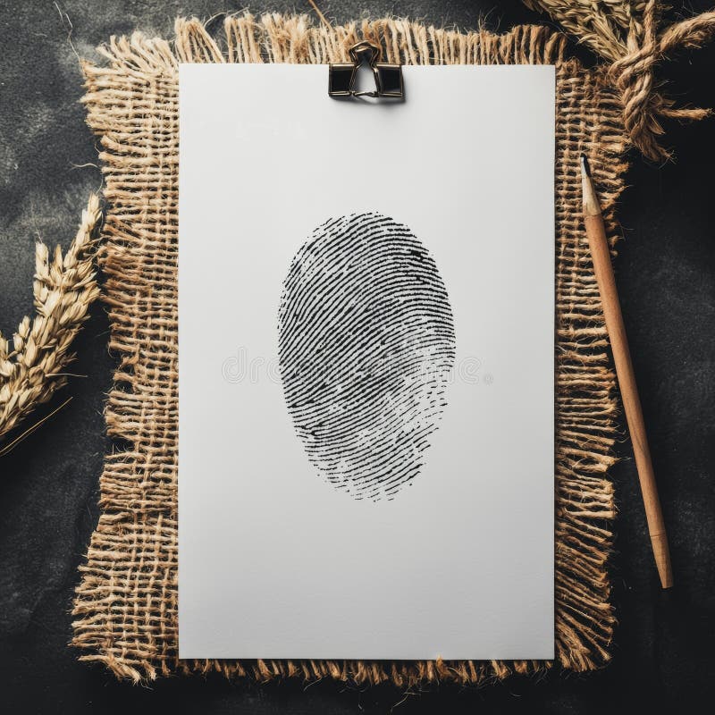 Symbolizing Identity and Uniqueness, this Black Fingerprint ...