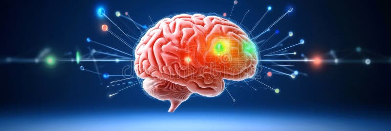 The Illuminated Mind a Network of Thought Symbolizing Intelligence ...