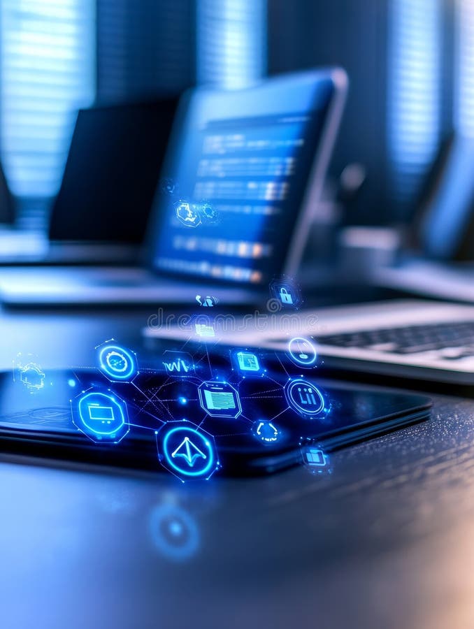 Digital Webinar Environment an Artistic Representation Symbolizing ...