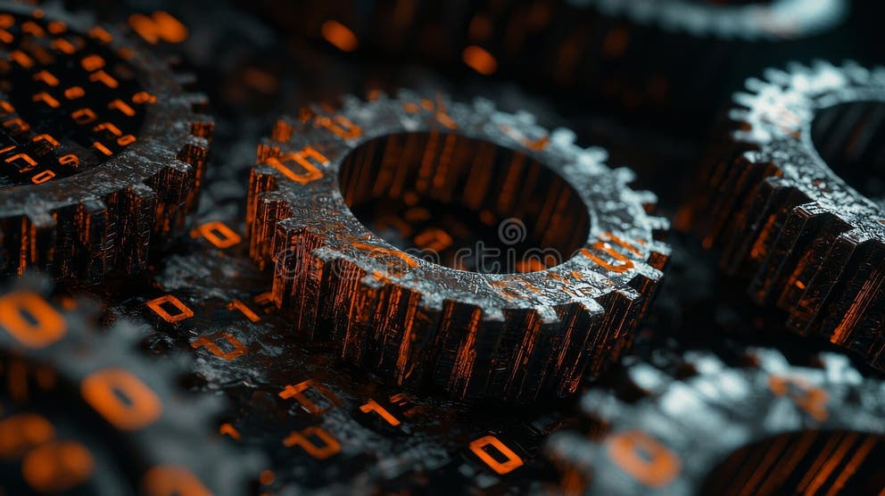 Symbolizing Robust and Efficient System Programming, this Concept Depicts Gears Emerging from ...