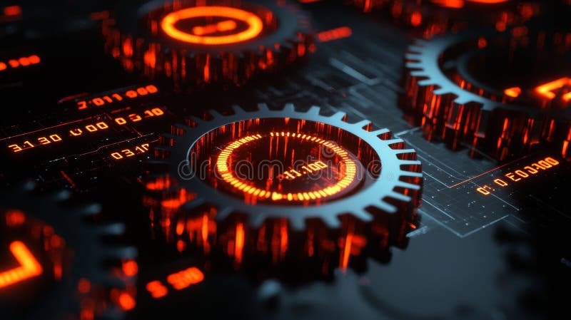 Rust Programming Language Development Concept Coding Background
