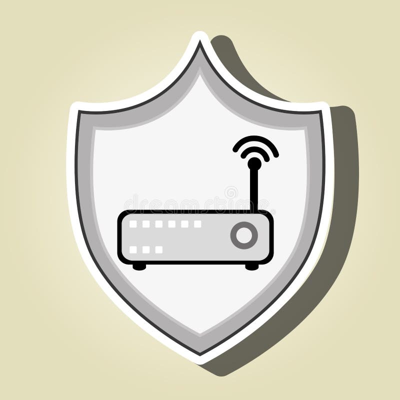Gesetzt Router Und WiFi-Signal Kaffee Tasse Tortendiagramm Infografik ...