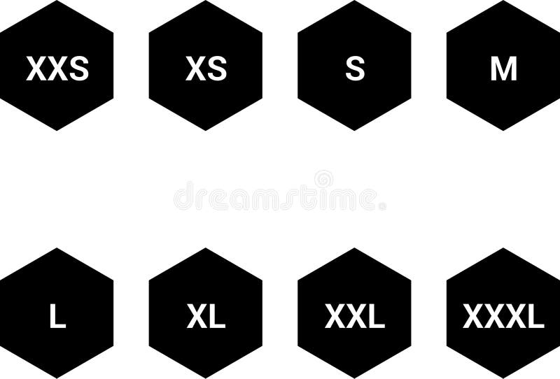 Symbols of Clothing Size Icon Stock Vector - Illustration of dimension ...