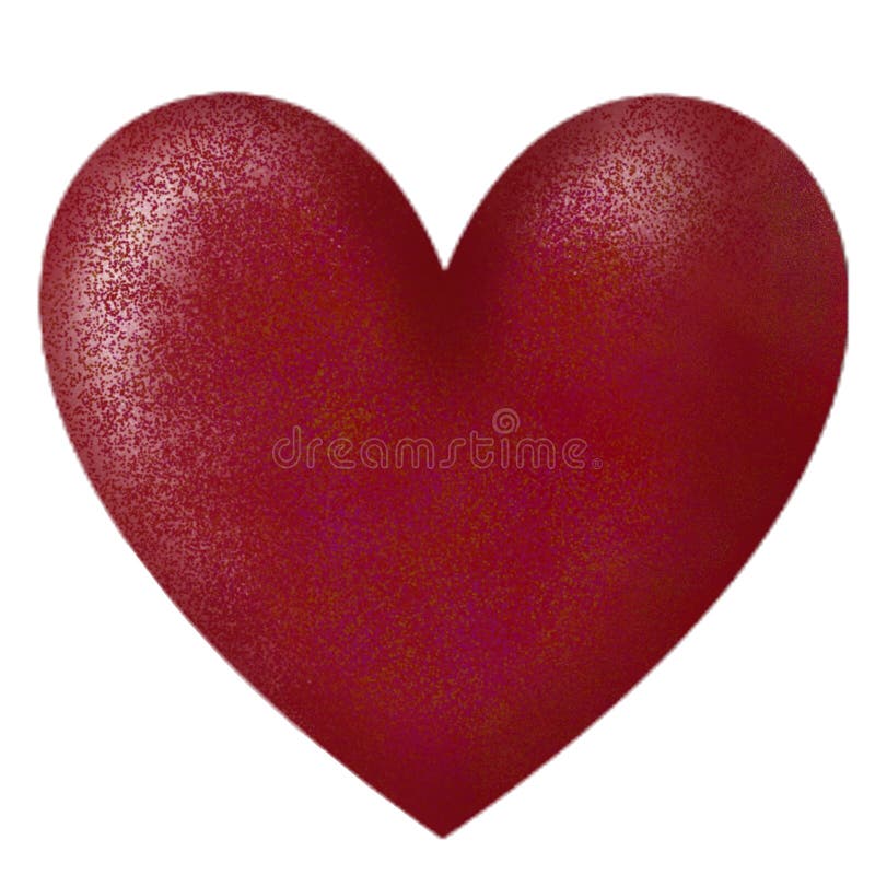 Heart Shape that Represents Love Stock Illustration - Illustration of ...