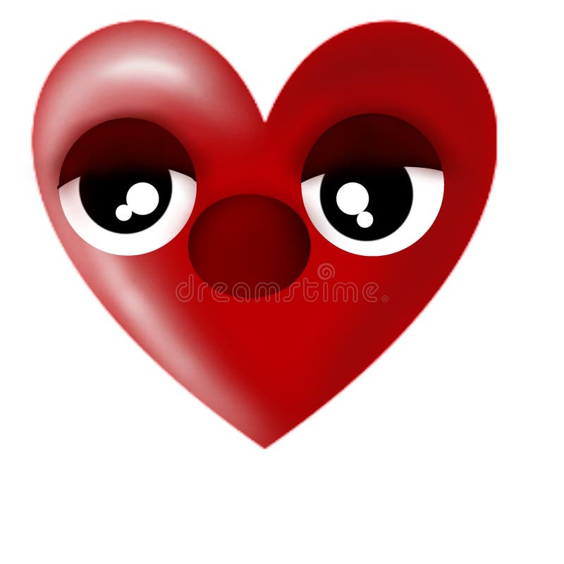 Heart Shape that Represents Love Stock Illustration - Illustration of ...