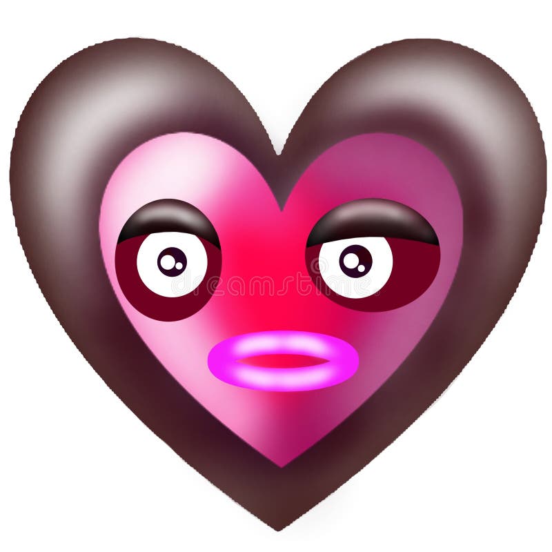 Heart Shape that Represents Love Stock Illustration - Illustration of ...