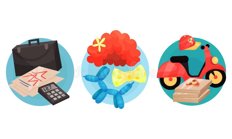 Different Profession Symbols Stock Illustrations – 92 Different ...