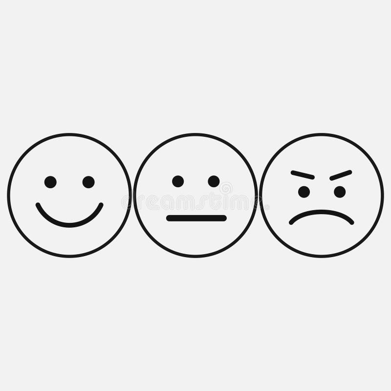 Symbols face stock vector. Illustration of cartoon, vector - 90341235