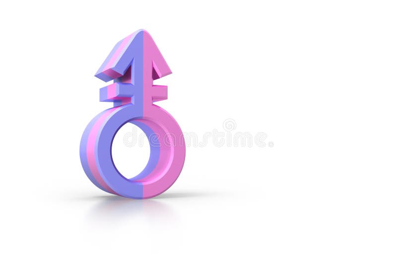 Venus And Mars Signs Symbols Of Gender Concept Design 3d Illustration