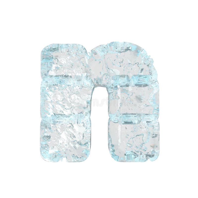 Ice Font Letter N 3d Stock Illustrations – 87 Ice Font Letter N 3d ...