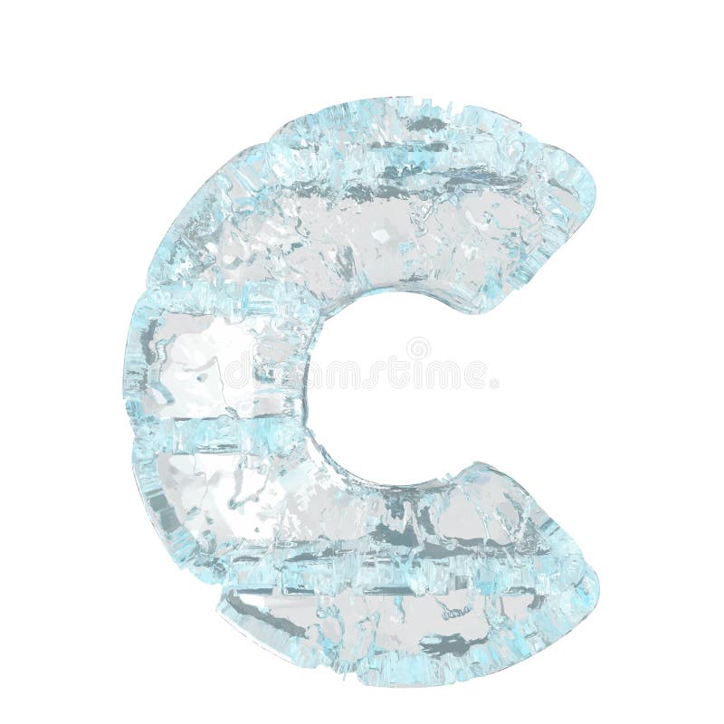 Ice Font Letter C 3d Stock Illustrations – 89 Ice Font Letter C 3d ...