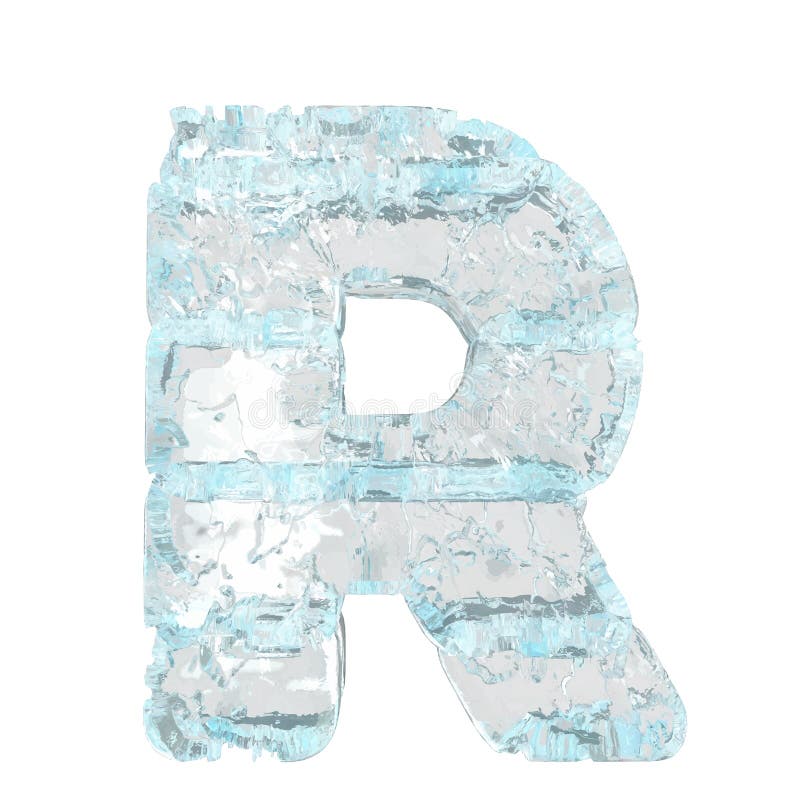 Ice Font Letter R 3d Stock Illustrations – 88 Ice Font Letter R 3d ...