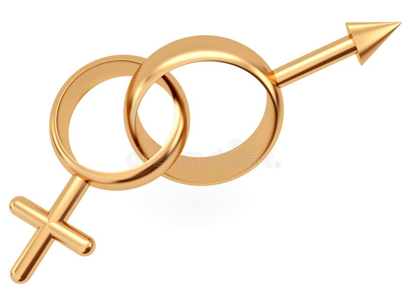 Male And Female Sex Symbols Stock Illustration Illustration Of