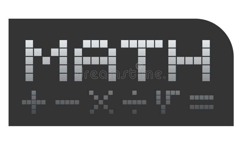 Symbols math stock vector. Illustration of load, calculator - 30367835