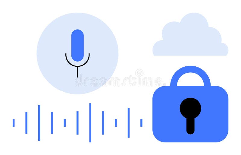 Audio Recording and Cloud Security with Digital Safeguards Stock ...