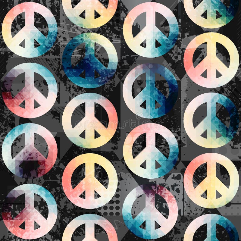 Symbols of Pacific Retro Pattern. Stock Vector - Illustration of ...