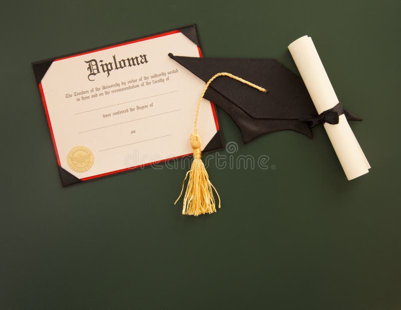 Simple Graduation Background Stock Photo - Image of achievement ...