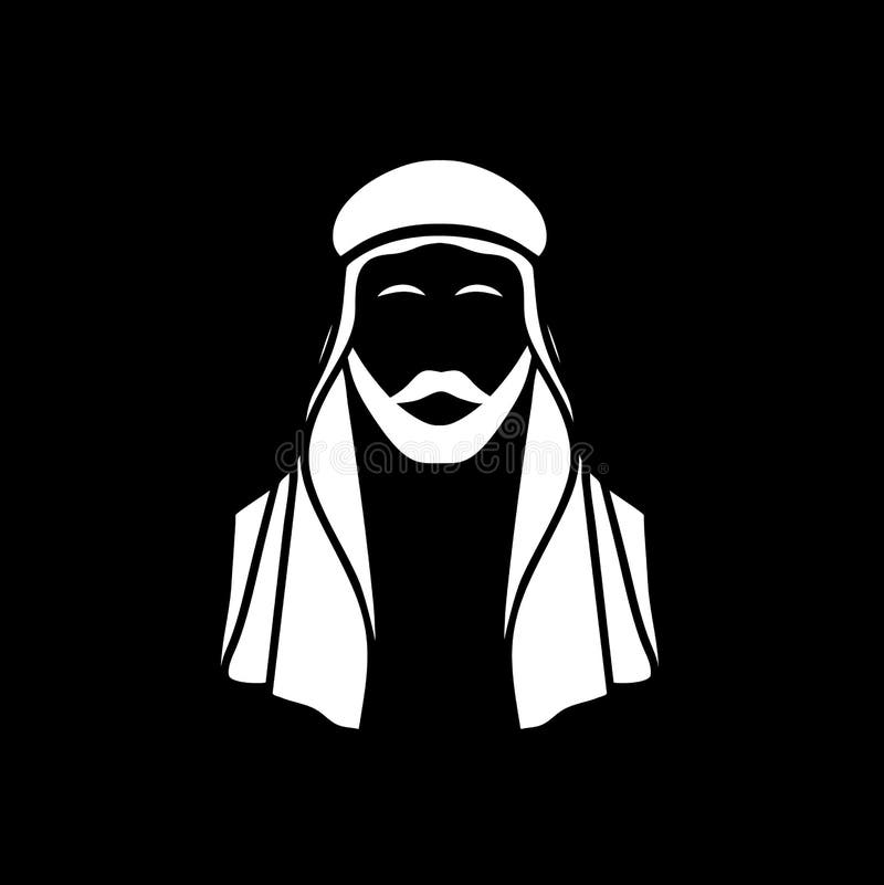 Arabisk Shejk Och En Olje- Rörledning Vektor Illustrationer ...