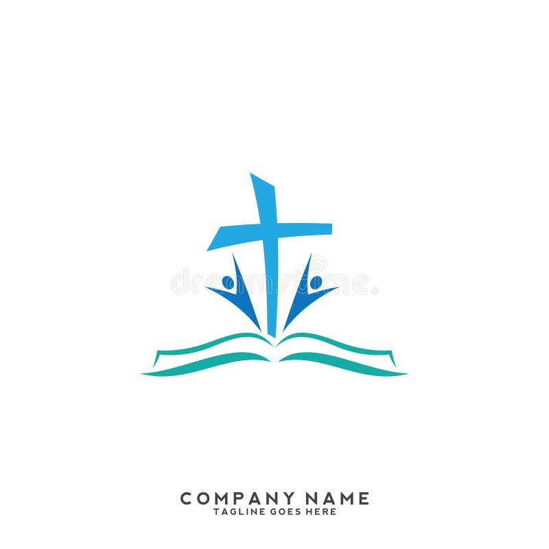 Symbool Van Het Kerkvectorlogo, Grafisch Abstract Sjabloon Vector ...