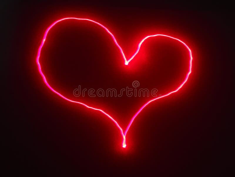 Symbool van liefde. stock afbeelding. Image of gloed - 21945233