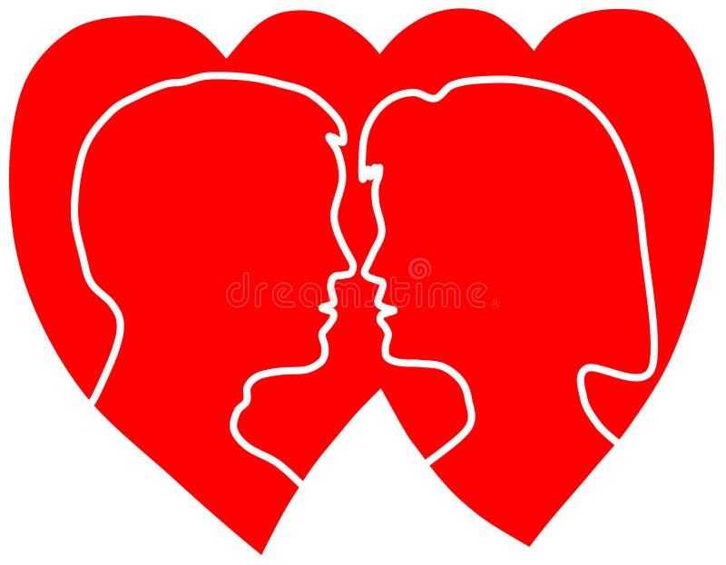 Symbool van liefde stock illustratie. Illustration of hoofd - 7110081
